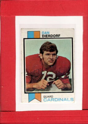 1973 Topps #322 Dan Dierdorf VG Very Good RC Rookie Cardinals ID:59727 ...