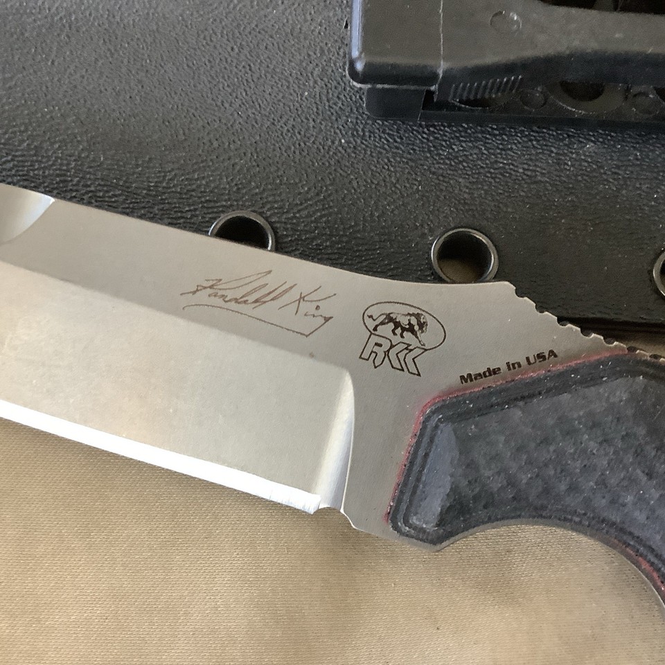 Original Randall King Desert Enforcer Fixed Blade Tactical Knife Unused ...