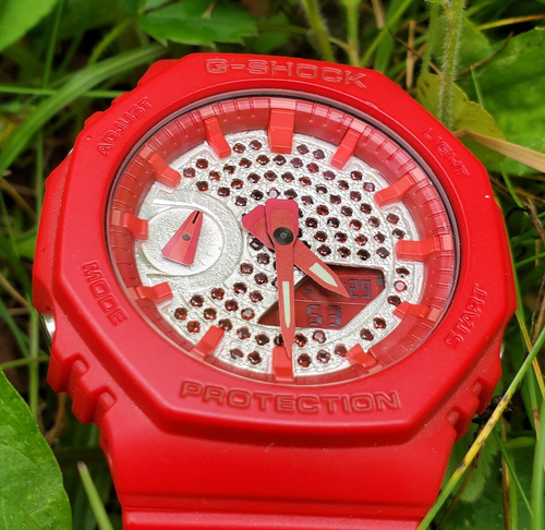 Garnet Dial Casioak G-SHOCK GA-2100 Dial Mod Custom G-Shock | eBay