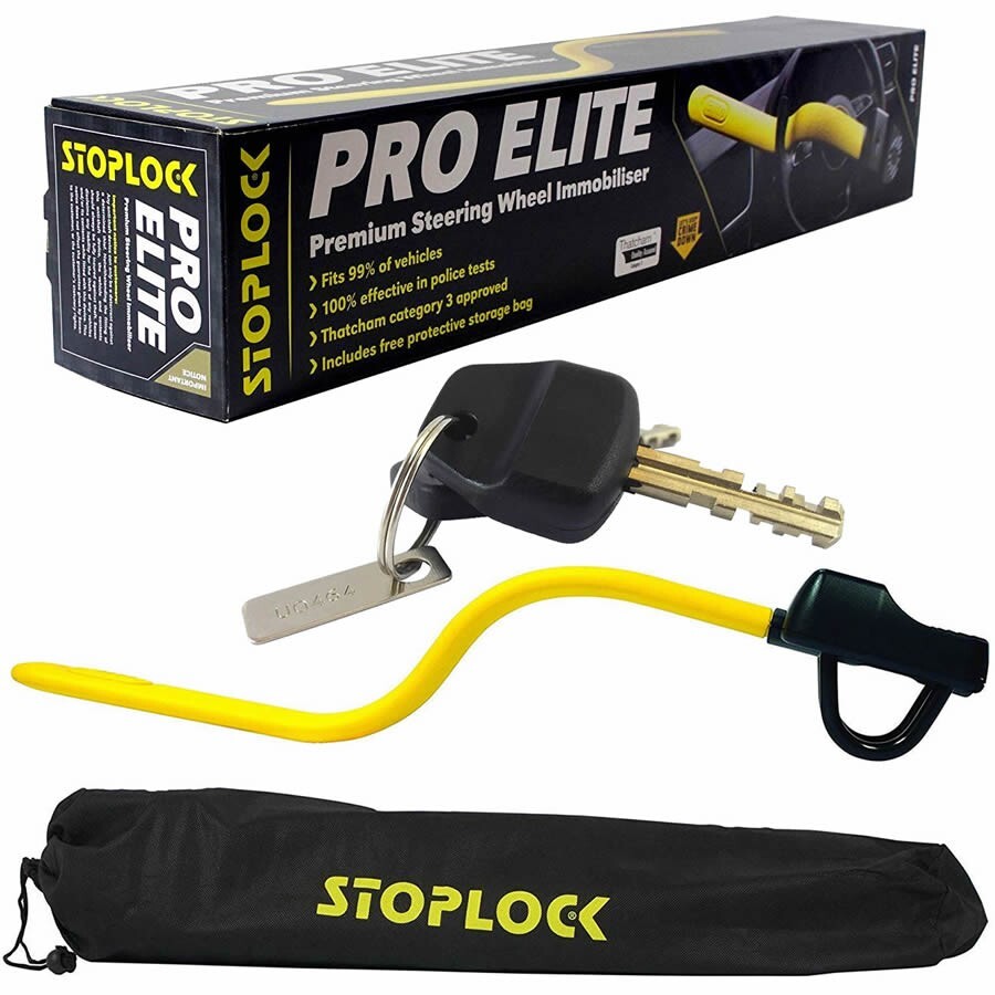 Stoplock Pro Elite Steering Wheel lock Premium Car Van 4x4 SUV ...