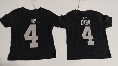Oakland Raiders Derek Carr NFL T-Shirt Jersey Toddler Baby 3T | eBay