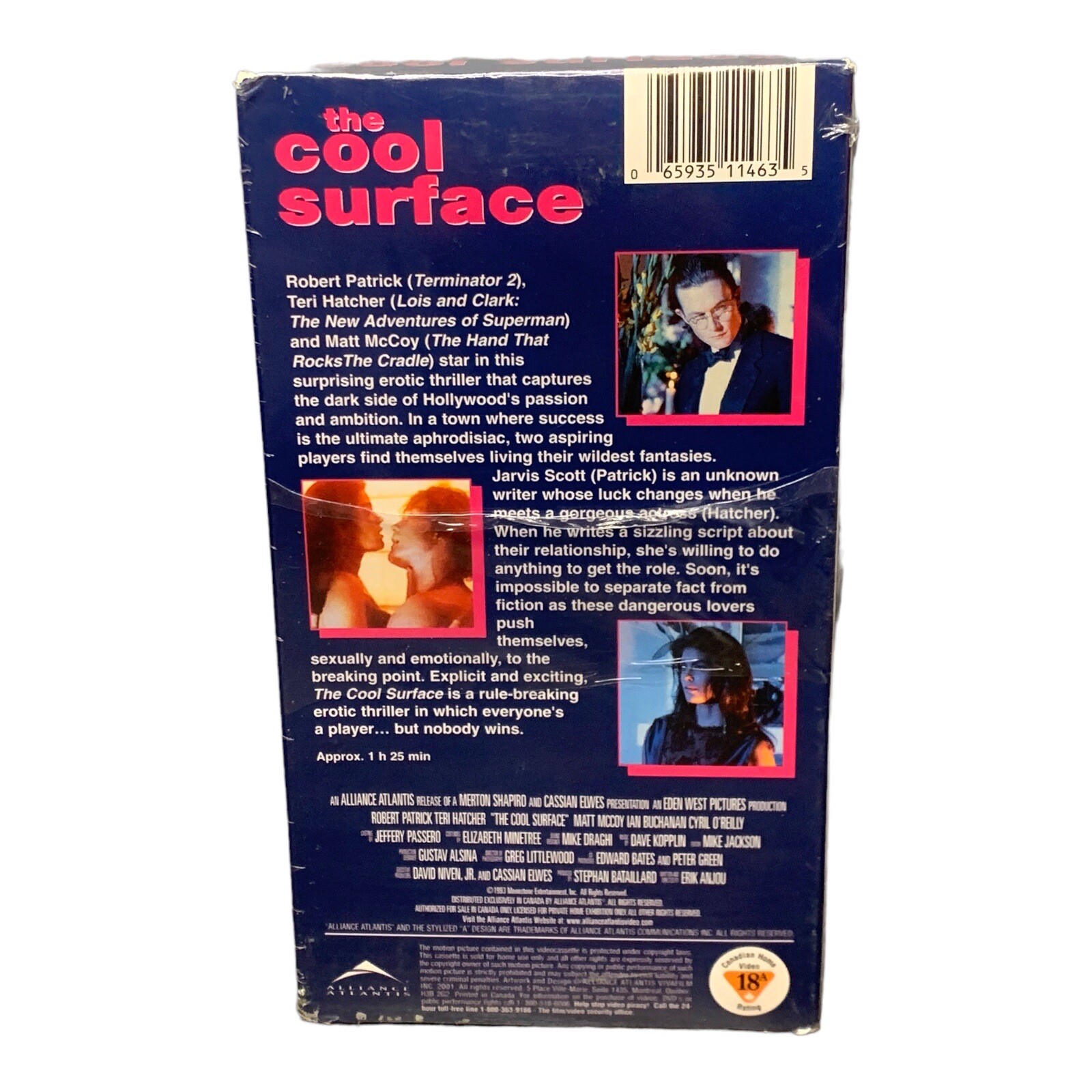 NEW! RARE! The Cool Surface (1993) - VHS -Thriller - Robert Patrick ...
