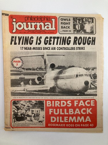 Philadelphia Journal Tabloid August 18 1981 Vol 4 #214 NFL Eagles Leroy ...