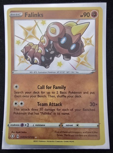 Falinks SV074/SV122 Shining Fates Holo Pokemon Card - Near Mint | eBay UK