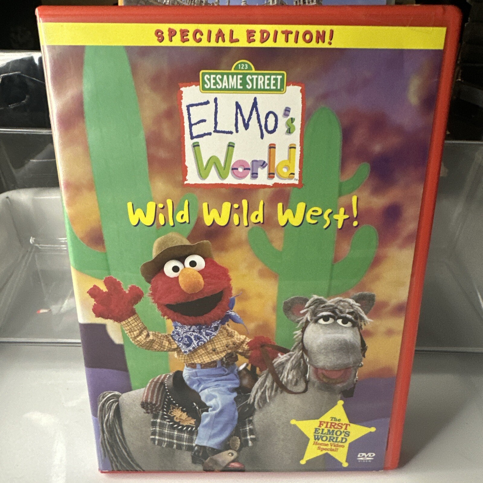 Sesame Street Elmos World Wild Wild West DVD First Elmo’s Work Home ...