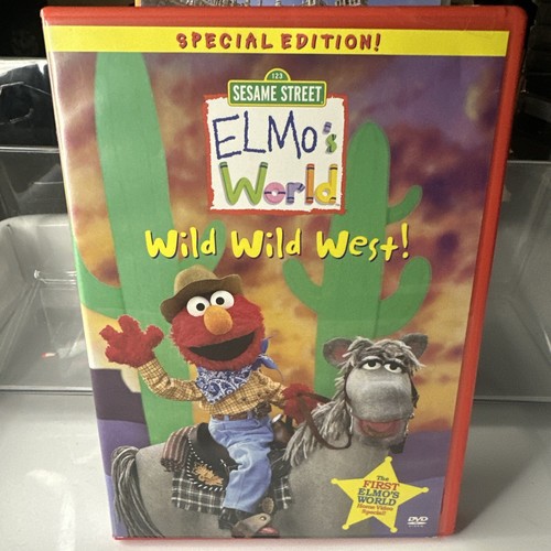 Sesame Street Elmos World Wild Wild West DVD First Elmo’s Work Home ...