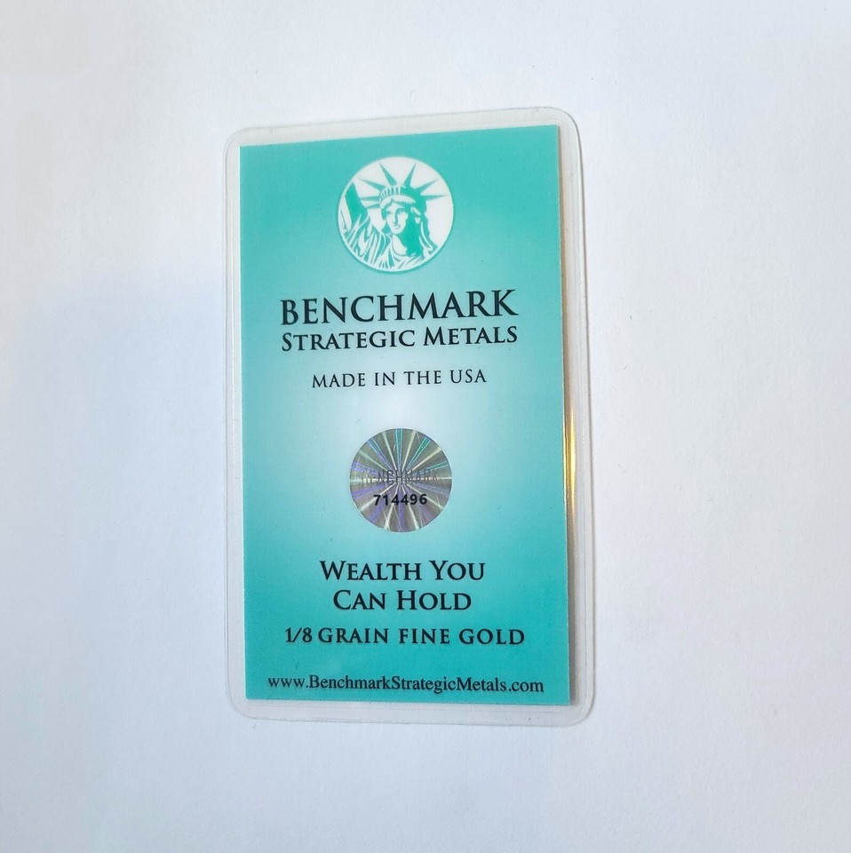 1/120 Gram .999+ Fine 24K Gold Bullion Bar - In Assay Card | eBay