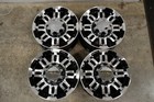 Set 4 17" Vision 375 Warrior Gloss Black Machined Face Wheels 17x8.5 ...