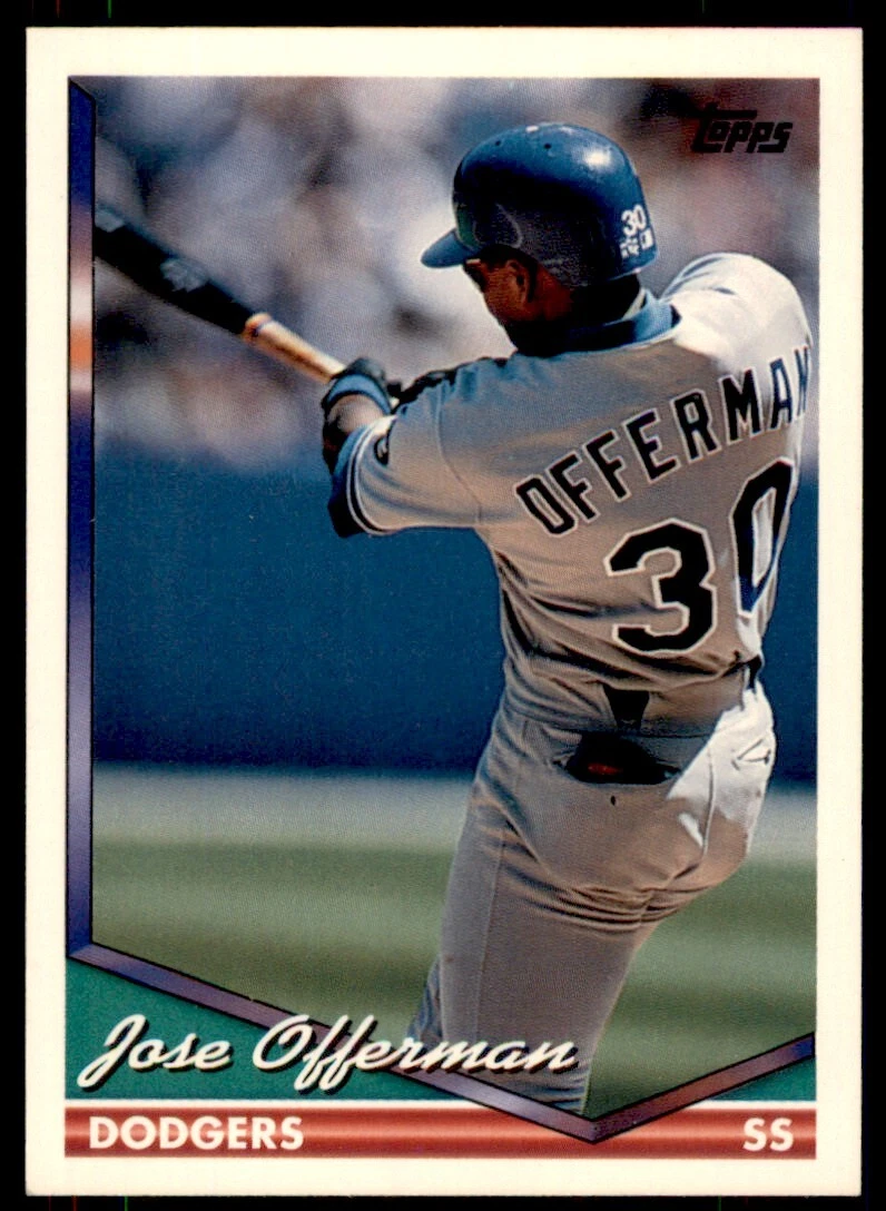 Jose Offerman Card 1998 Topps Finest #141 Royals Jose Offerman Baseball ...