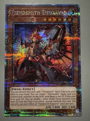YUGIOH FIENDSMITH ENGRAVER ASIA ENGLISH EDITION INFO-AE017 25TH FOIL ...