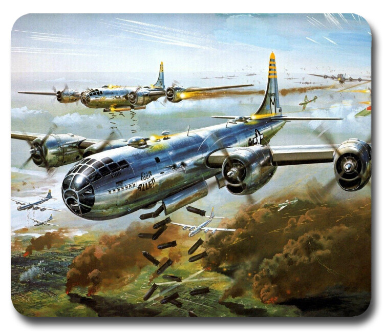 World War II WW2 Fighter Planes ~ Mouse Pad / Mousepad ~ Aviation ...