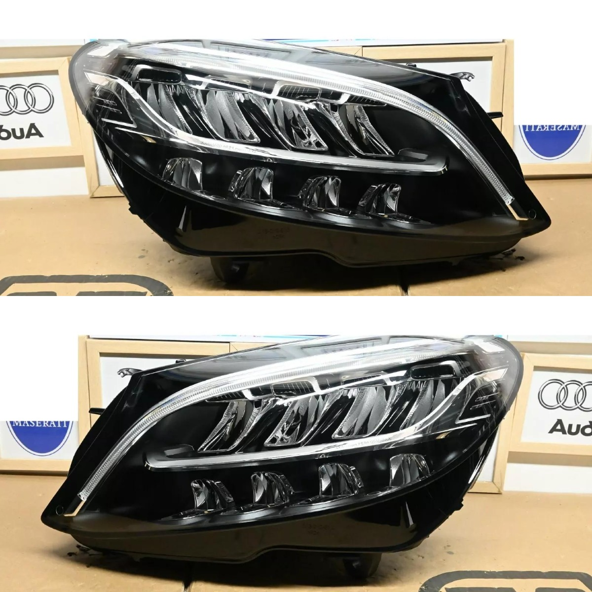 EU Mercedes Benz W205 C180 C200 C260 C300L LED Left & Right 2pcs ...