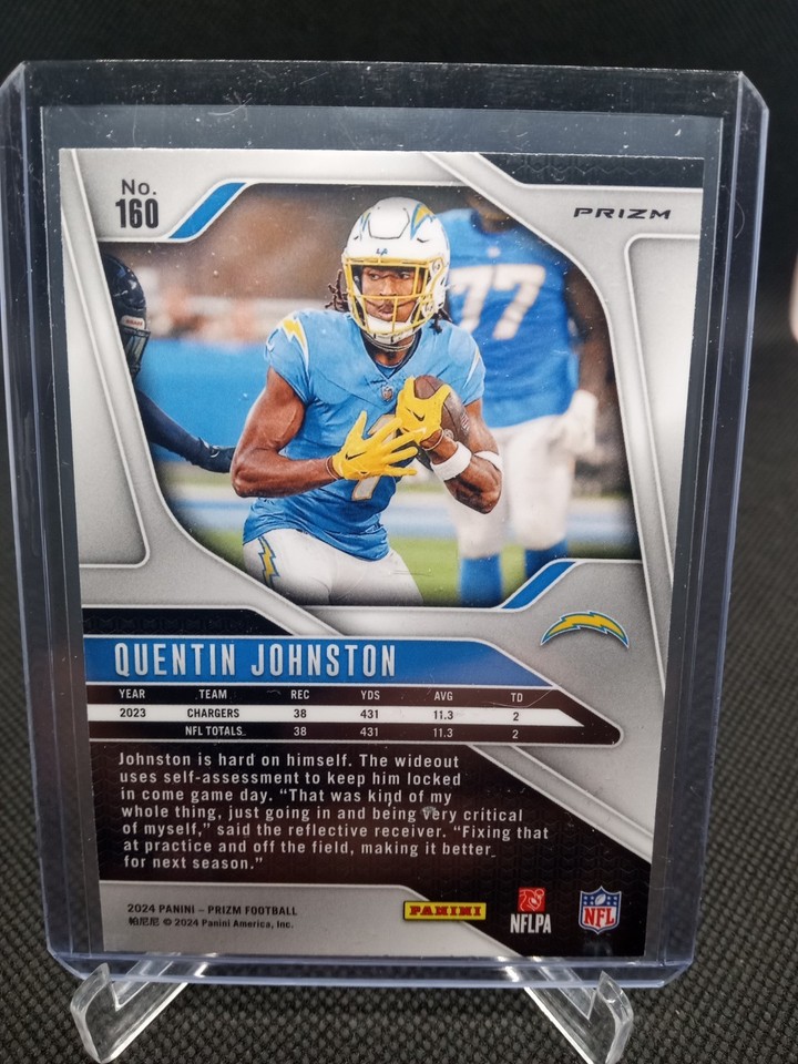 Quentin Johnson 2024 Panini Prizm #160 Neon Green Pulsar Prizm | eBay UK