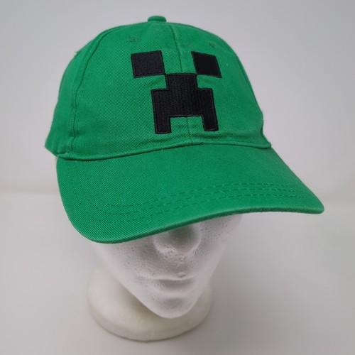 Jinx Minecraft Creeper Mojang Green Youth Adjustable Snap Baseball Cap Hat | eBay
