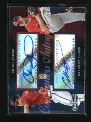 JAMES / LEREW 2006 TOPPS CO-SIGNERS DUAL AUTOGRAPH AUTO PLEASE READ ...