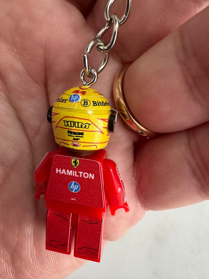 F1 2025 Keyring F1 Minifigure Lewis Hamilton LH 44 Debut Ferrari | eBay UK