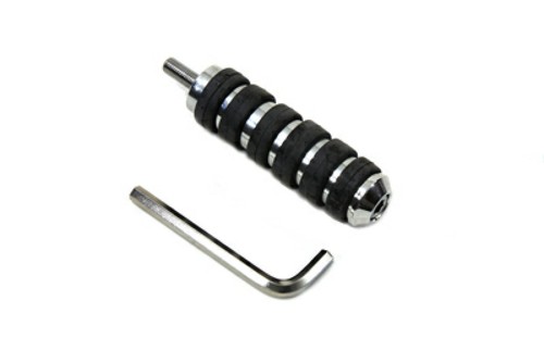 Chrome Rubber Shift Peg Shiftpeg Shifter Extended Length for Harley | eBay