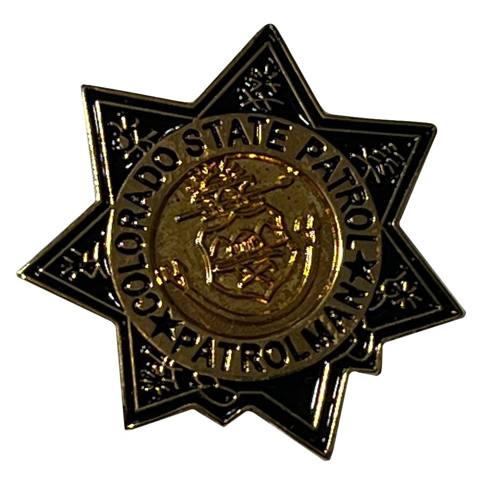Wholesale Lot of 24 Colorado State Police Badge Hat Cap Lapel Pin PO ...