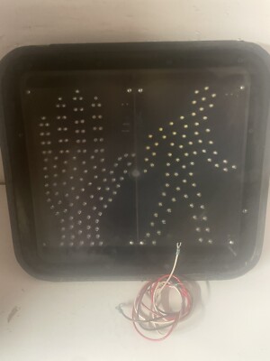 LED WALK / DON’T WALK HAND SIGN Street Pedestrian Crossing Plug And ...
