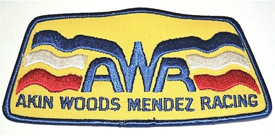 1970s AWR Akins Woods Mendez Racing Team GT Auto Race LG Patch New NOS ...