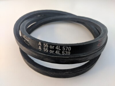 A55 INDUSTRIAL & LAWN MOWER V-BELT 1/2" X 57" OD | eBay