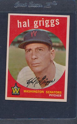 1959 Topps #434 Hal Griggs Senators EX/MT *5938 | eBay