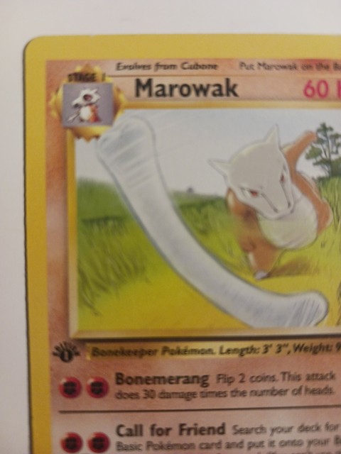 Pokémon TCG Marowak Jungle 39/64 Regular 1st Edition Uncommon for sale ...