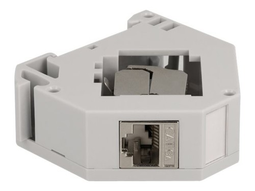 Delock DIN Guide Adapter with Keystone RJ45 Female Module 86014 ...