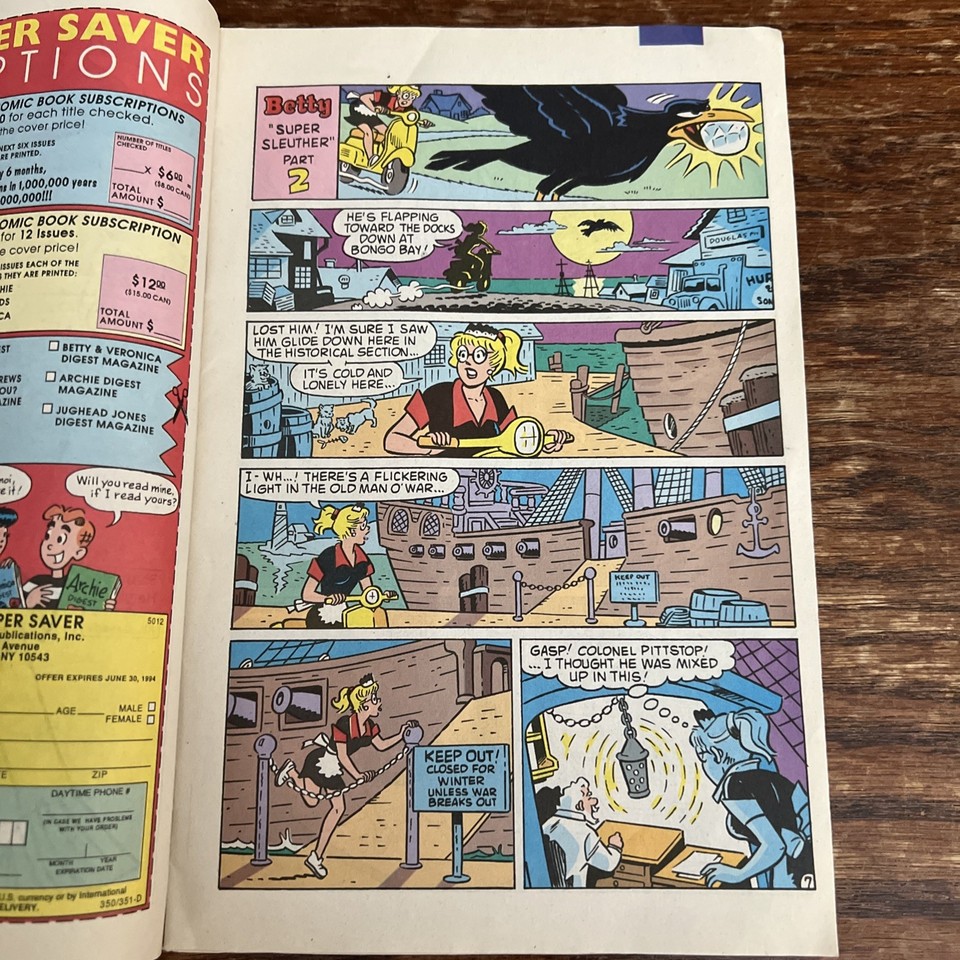 Comic Book - Betty #15 July 1994 ARCHIE COMICS Publications, Inc. | eBay