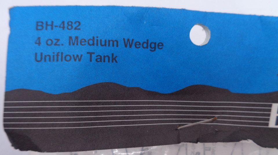 Brodak Medium Wedge Uniflow control line Fuel Tank 4 oz. new in the ...