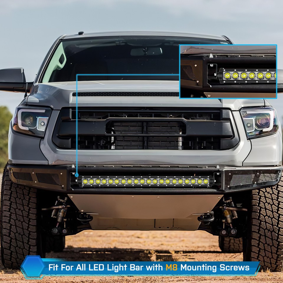 4X LED Light Bar Mounting Brackets 360° Rotating Side Mounts Holder ATV ...