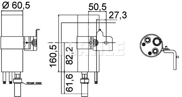 MAHLE BEHR Filter-drier and accumulator PREMIUM LINE [AD290000P] AU | eBay