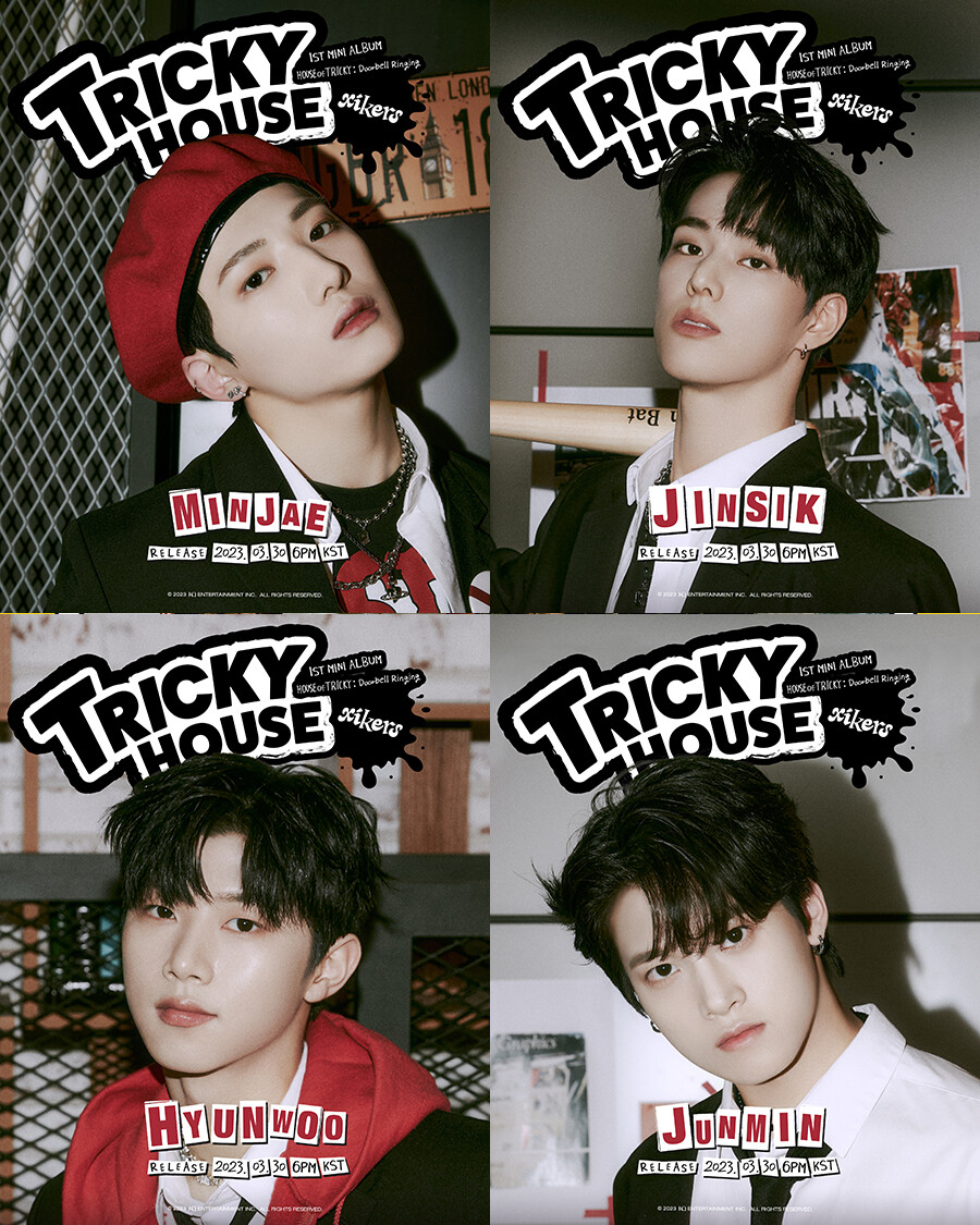 XIKERS HOUSE OF TRICKY:DOORBELL RINGING 1st Mini Album CD+Photo Book ...