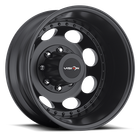 1 New 19.5x6.75 Vision 181H Hauler Matte Black 8x210 ET-143 Wheel Rim ...