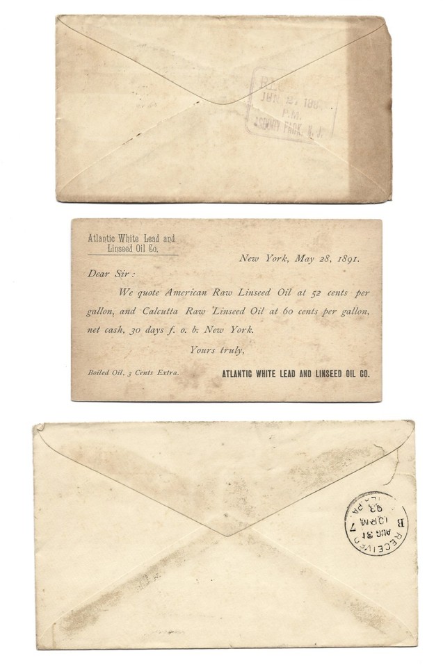 Us Stamps 1883 1890 1892 Old Cover Old Postal Card - Rare - Used | eBay