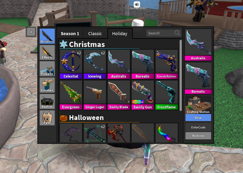 Roblox Murder Mystery 2 Australis and Borealis SET | eBay