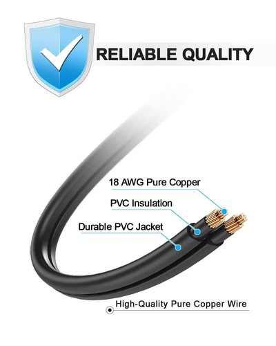 6ft UL AC Power Cord Cable For Haier 32D3000E 32E3000A 40E3500 2-Prong ...