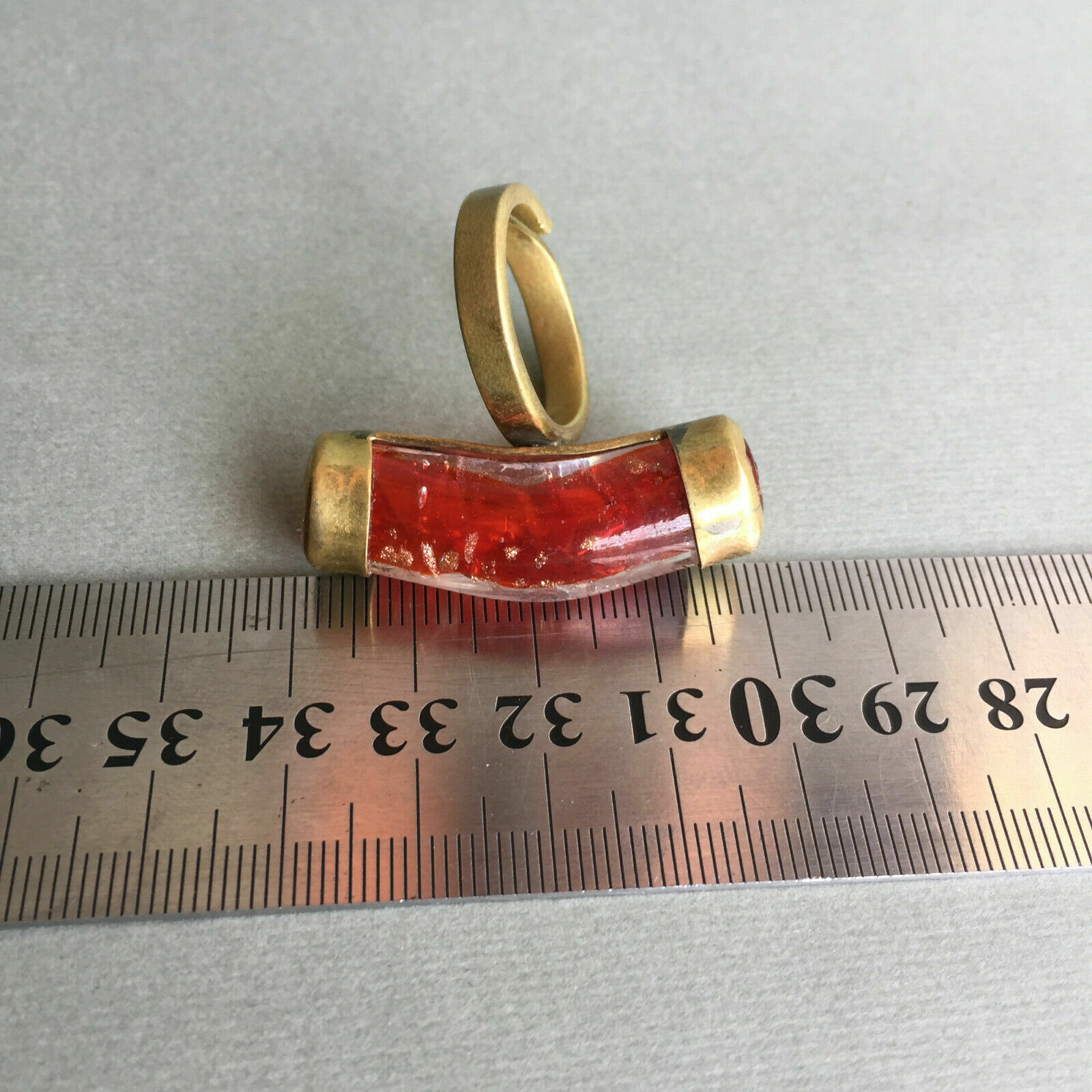 Vintage Modernist Brutalist Johari Johare Brass Muran… - Gem