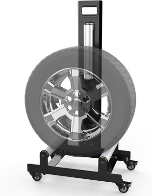 Wheel Cleaning Stand with Rollers Wheel Detailing Stand for Coating ...