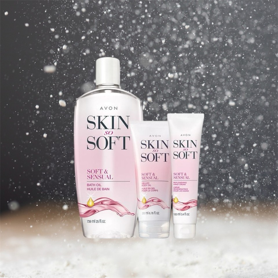 Avon Skin So Soft - Soft & Sensual Moisturizing Trio Set | eBay