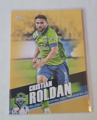 2022 Topps MLS Gold Parallel Cristian Roldan 144 #17/50 | eBay
