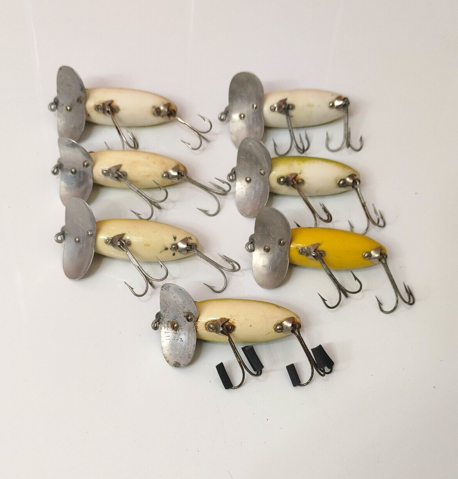 (7) Fred Arbogast Jitterbug 5/8 oz Top Water Fishing Lures Lot of 7 ...