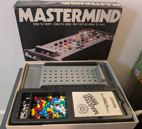 Vintage MASTERMIND Board Game of Logic and Deduction Pressman SHIPS ...