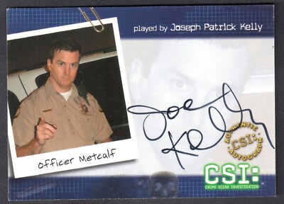 CSI LAS VEGAS SERIES 2 (2004) AUTOGRAPH CARD #CSI-B8 JOSEPH PATRICK ...