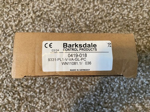 Barksdale 0419-018 Compact Pressure Switch 9331-PL1-V-VA-GL-PC NEW ...