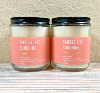 SMELLS LIKE SUNSHINE Bath & Body Works Single Wick Candle 7 OZ - Set of ...
