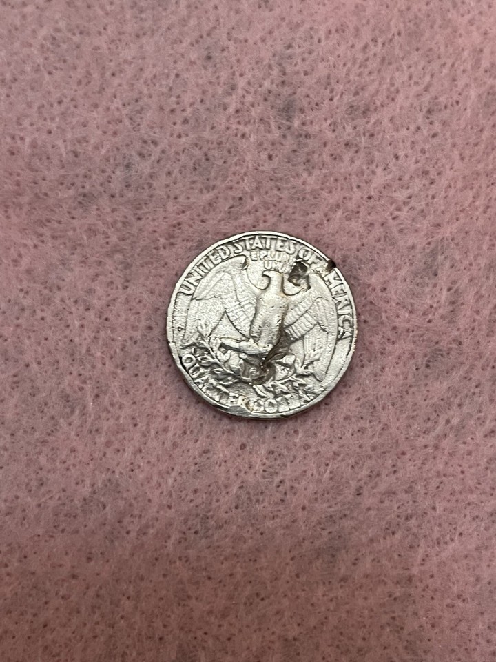 1987 D Washington Quarter 25c, Mint Errors, Deformed, Unique, Rare ...