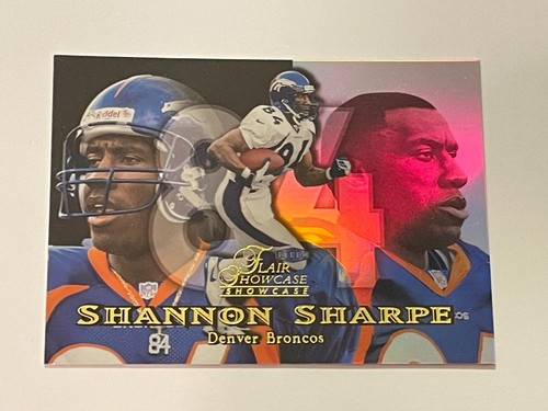 1999 Flair Showcase Football Row 3 (Showcase) - Shannon Sharpe - Denver ...
