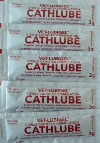 VET-LUBIGEL ; STERILE WATER SOLUBLE VETERINARY LUBRICANT- 5 X 3G ...