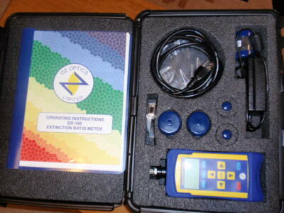 OZ OPTICS ER100 Extinction Ratio Meter + PFOSS Polarized Source ...